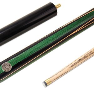 Baize Master GREEN JESTER 58 Inch 1 Piece Ash Snooker Pool Cue with 9 ...