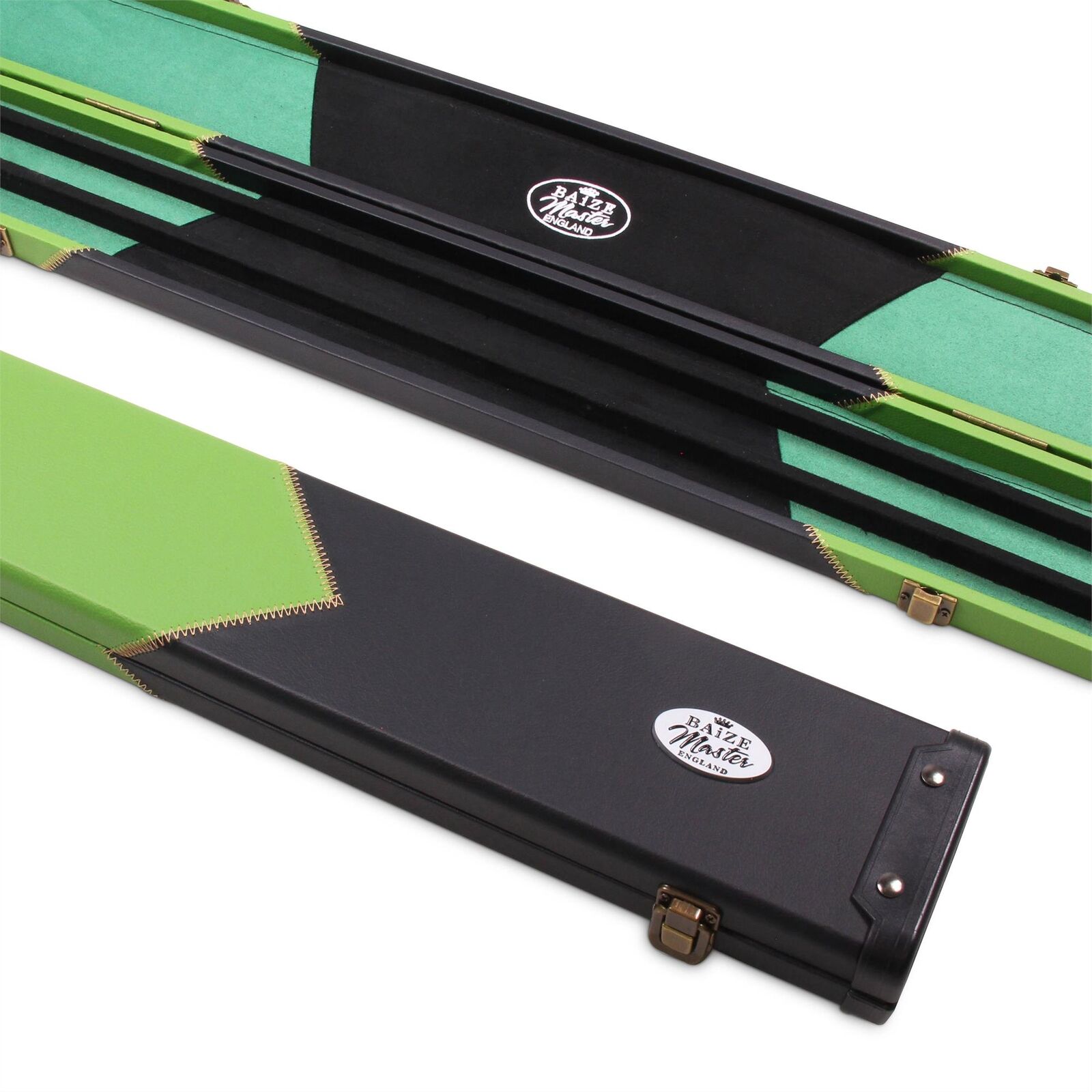 Baize Master 1 Piece WIDE GREEN ARROW Snooker Pool Cue Case – Holds 3 ...